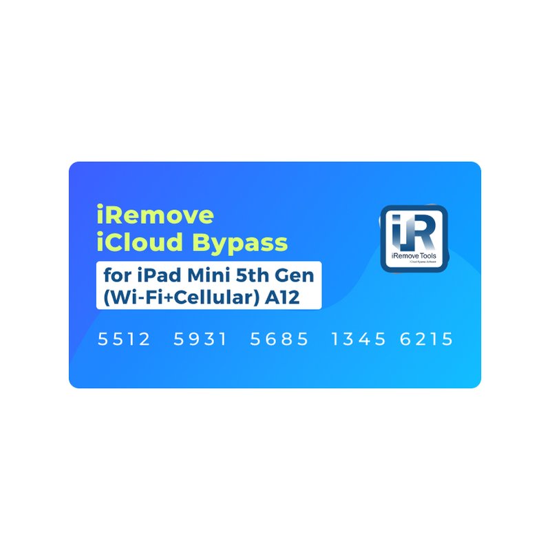 iRemove iCloud Bypass for iPad Mini 5th Gen (Wi-Fi+Cellular) A12 ...